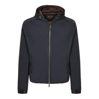 Moorer Homme, Vestes, Bleu, Taille: 2XL Veste Bleue pour Homme &Eacute;l&eacute;gante
