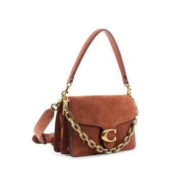 Coach Sac &eacute;paule avec cha&icirc;ne Tabby en cuir daim