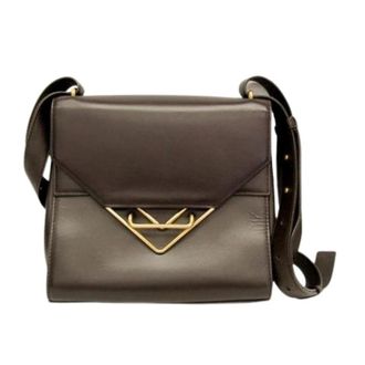 Bottega Veneta Pre-owned The Clip Shoulder Bag - Femme - Pre-owned - Brun - Taille: ONE Size