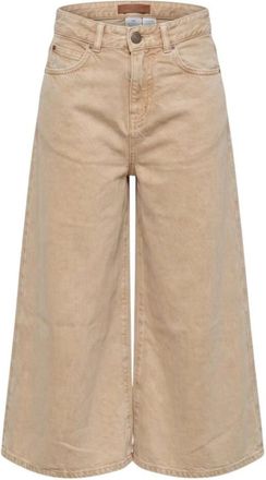Pinko Pinko, Femme, Jeans, Beige, Taille: W25 Bermuda Jambe Large