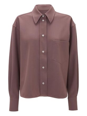 Victoria Beckham chemise à manches longues - Rose