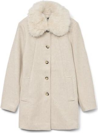 Vero Moda Vmautumn Cozy Jacket GA Boo Veste, Crème, M Femmes