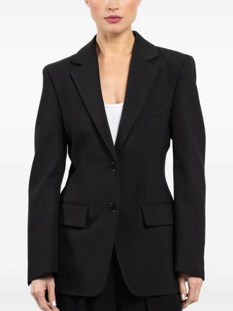 Mant&ugrave; single-breasted blazer - Noir