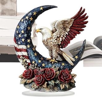 Generico Jour du jour de lind&eacute;pendance D&eacute;coration daigle, statues et figurines daigle | Sculpture daigle volant d&eacute;coration &agrave; la maison - Sculpture de symbole n