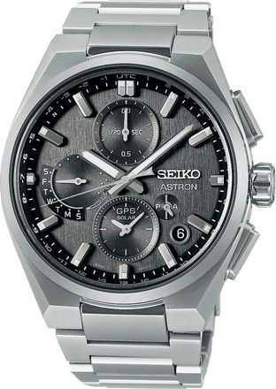 Seiko Astron GPS Solar Dual Time Chronograph Herrenuhr SSH163J1