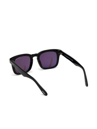 Tom Ford FT0751-N Square Black Plastic Sunglasses - Black