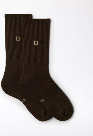 D.A.T.E. socks basic brown