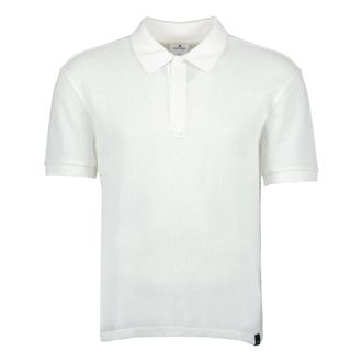 Courr&egrave;ges Wei&szlig;es Mesh-Polohemd - - Tops - Herren - Wei&szlig; - S