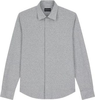Emporio Armani Chemise droite &agrave; chevrons