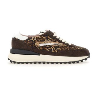 D.A.T.E. Athleta Animalier - - Shoes - Damen - Braun - 39 EU
