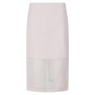 Federica Tosi Femme, Jupes, Rose, Taille: 36 FR Gonna Organza