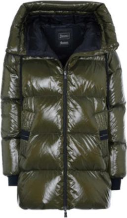 Herno Klassische Damenjacke in Unifarbe - - Jackets - Damen - Gr&uuml;n - 2XS