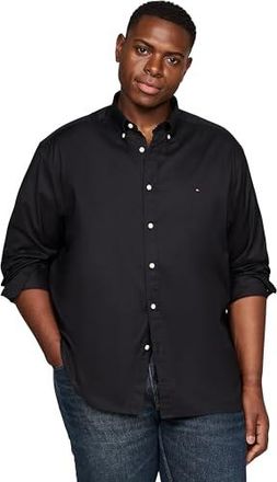Tommy Hilfiger Chemise Homme Regular Fit, Noir (Black), XXL