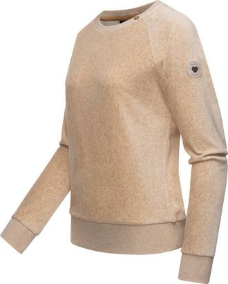 Ragwear Sweater Johanka Velvet Stylischer Damen Pullover in Cord-Optik