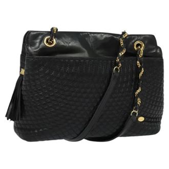 Bally Pre-owned Leder Schultertasche - - Pre-owned - Damen - Schwarzk - ONE SIZE
