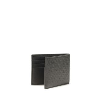 Ferragamo Mens Black Calf Leather Bos Taurus Wallet