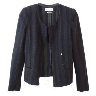 Isabel Marant Striped Distressed Jacket Size S