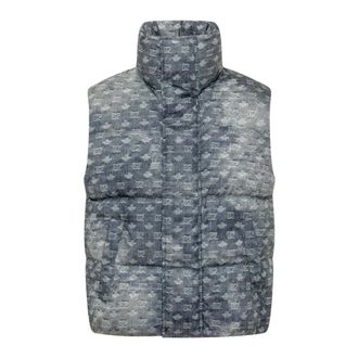 Dsquared2 Monogram Daunenweste - - Jackets - Herren - Blau - M