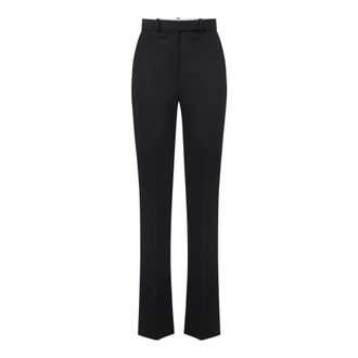 Elisabetta Franchi Wollhose - - Trousers - Damen - Schwarzk - L