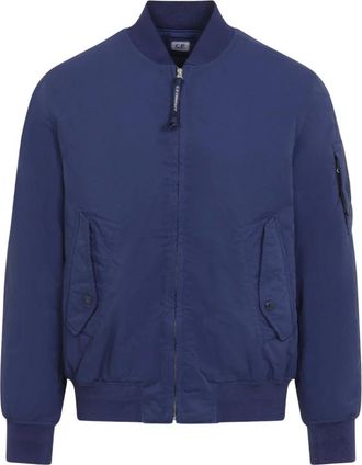 C.P. Company C.p. Company, Homme, Vestes, Bleu, Taille: S Veste Bomber Matelass&eacute;e T-Flatt