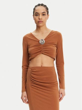 Vicolo Bluse UD0026 Braun Slim Fit