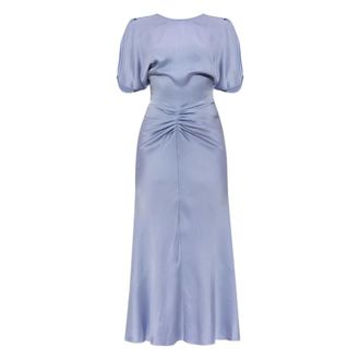 Victoria Beckham Femme, Robes, Bleu, Taille: 36 FR Celeste Dress