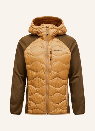 Peak Performance Hybrid-Daunenjacke Helium Hooded braun
