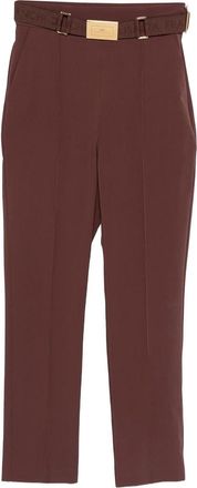 Elisabetta Franchi Pantalons D&eacute;contract&eacute;s - Marron