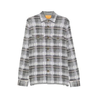 Guest In Residence Plaid Work Shirt - - Shirts - Herren - Grau - S