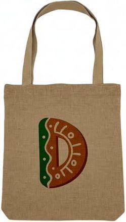 Fabulous Sac Shopping Tote Bag Aspect Lin - D Denise Dorian Dylan Lettre Alphabet Pr&eacute;nom Noel Enfant - Sac de Courses Toile Epaisse 360g Beige Naturel Cabas Po