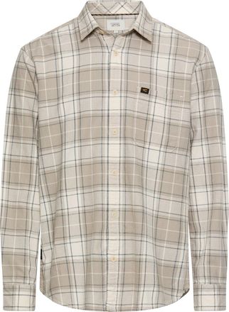 Camel Active Herren Langarm Hemd mit Brusttasche Blau, Menswear-L