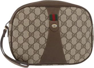 Gucci Pre-owned Vintage Clutch - Femme - Pre-owned - Brun - Taille: ONE Size