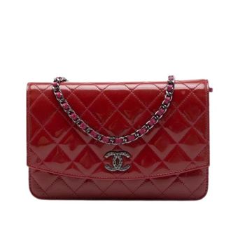 Chanel Pre-owned Brilliant Wallet on Chain - - Pre-owned - Damen - Rot - ONE SIZE