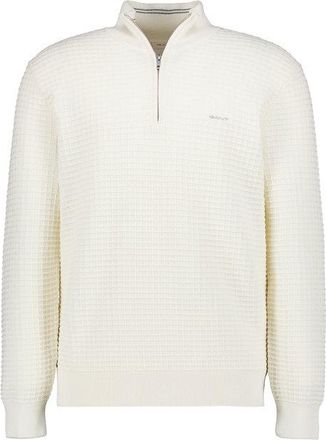 GANT Herren Pullover beige Baumwolle unifarben