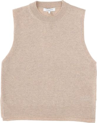 Maison Kitsun&eacute; Wool Vest - Beige