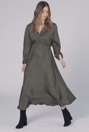 Neu Nomads Damen vegan Kleid Helena Olive Night