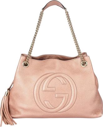 Gucci Crossbody Bags - Gucci Leather GG Soho Crossbody Bag - Gr. unisize - in Bunt - f&uuml;r Damen