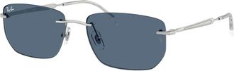 Ray-Ban Sonnenbrillen - 0RB3768 - Gr. unisize - in Silber - f&uuml;r Damen