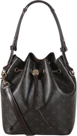 Tory Burch Femme, Sacs, Vert, Taille: ONE Size Sac seau T Monogram en toile enduite