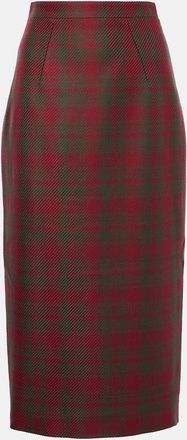 Emilia Wickstead Bleistiftrock Lorelei aus einem Wollgemisch