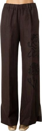 Liviana Conti Femme, Pantalons, Noir, Taille: 44 FR Pantalone Julian