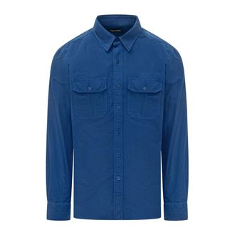 Tom Ford Langarmhemd - - Shirts - Herren - Blau - 4XL