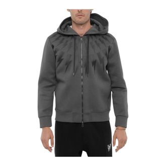 Neil Barrett Herren, Sweatshirts & Hoodies, Grau, SGr&ouml;&szlig;e