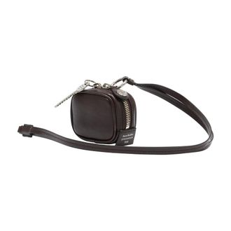 Acne Studios Unisex Shoulder Bag Brown Calfskin