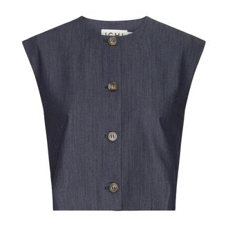 Ichi Westen - - Jackets - Damen - Blau - XS