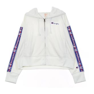 Champion Kurzer Hoodie - - Sweatshirts & Hoodies - Damen - Wei&szlig; - L