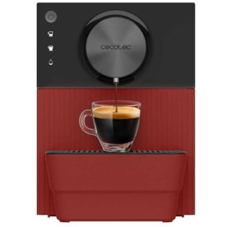 Cecotec Cecotec Machine &agrave; Caf&eacute; Superautomatique Compacte Cremmaet Cube Rouge. 1350W, Professionnelle, Syst&egrave;me de Pressage, Pr&eacute;-Infusion