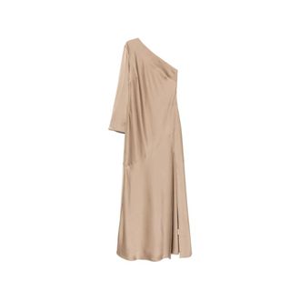 Pennyblack Femme, Robes, Beige, Taille: 42 FR Robe Maxi Une &Eacute;paule