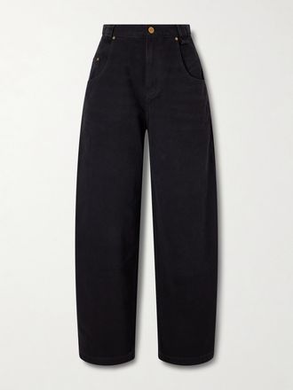 Willy Chavarria Jean Barrel Taille Haute Bad Girl - Noir