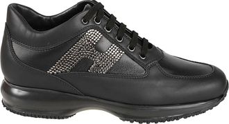 Hogan Femme, Chaussures, Noir, Taille: 35 EU Baskets Interactives